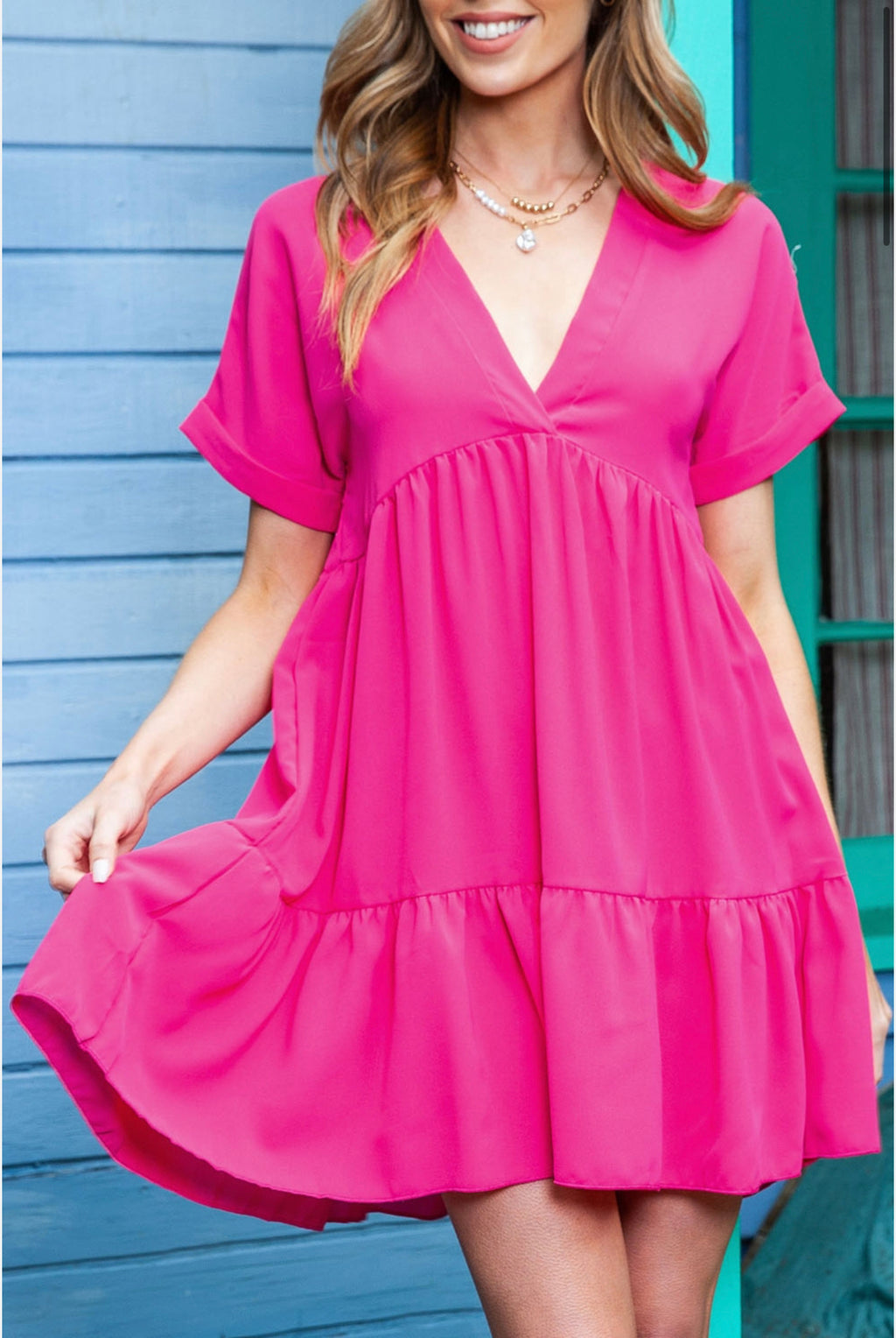 Madi Tiered Dress – Okie Roots Clothing Co.